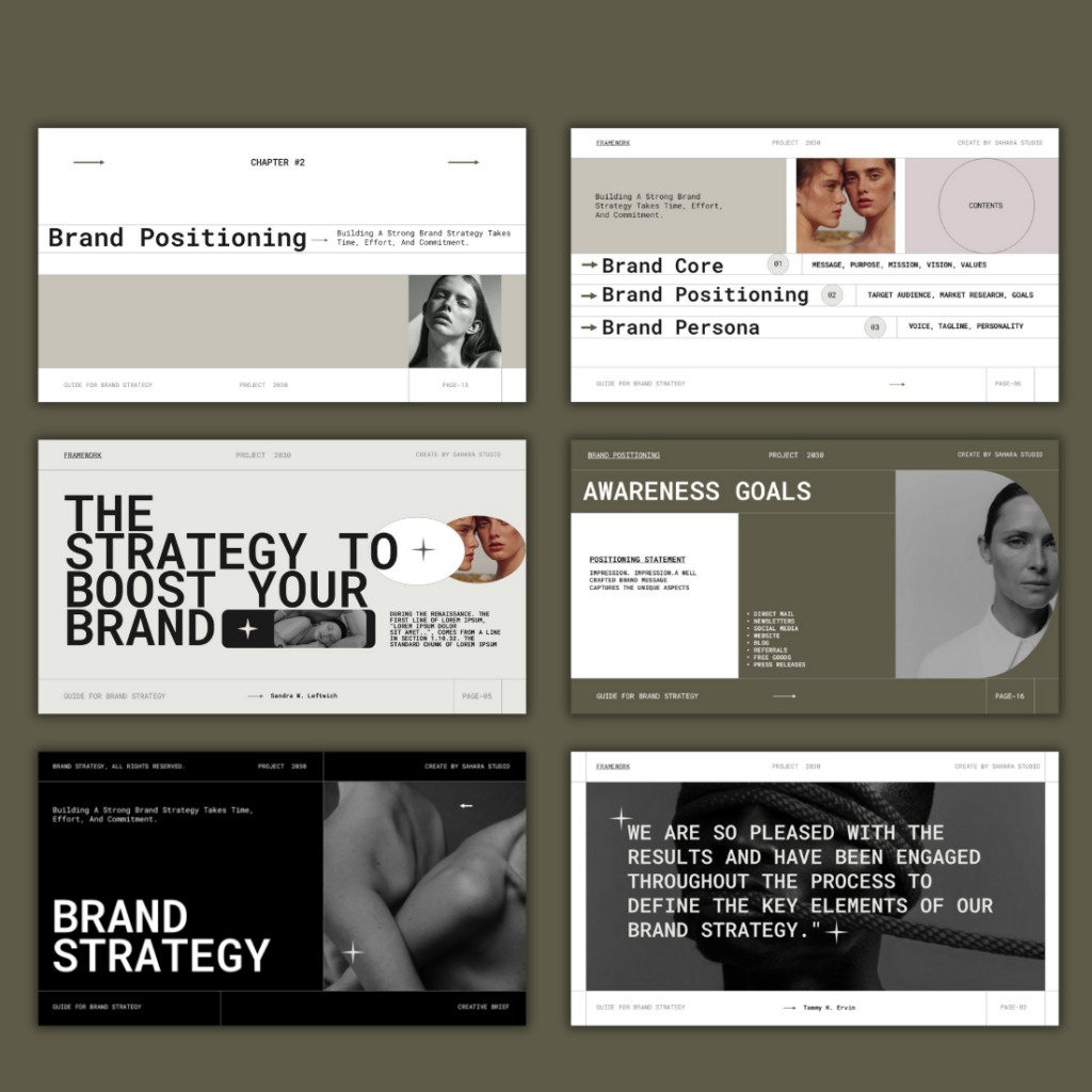 Brand Strategy PowerPoint presentation - MasterBundles