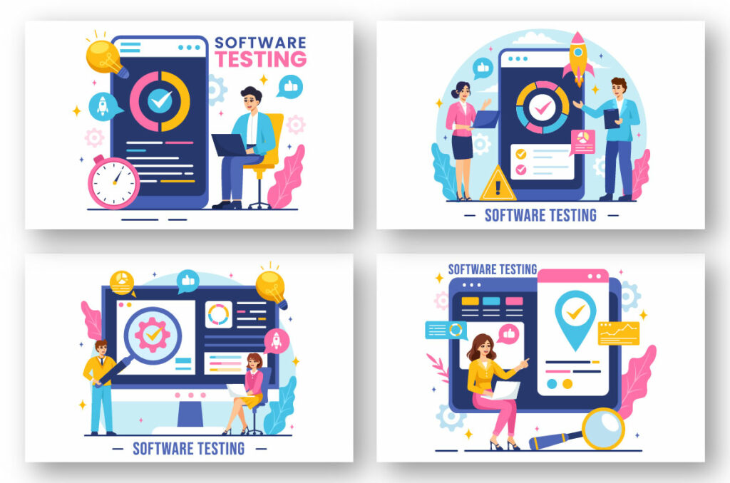 9 Software Testing Illustration - MasterBundles