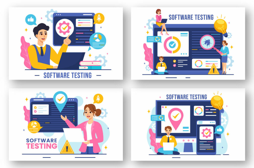 9 Software Testing Illustration - MasterBundles