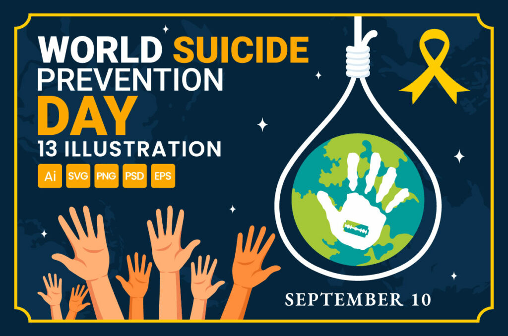 13 World Suicide Prevention Day Illustration - MasterBundles