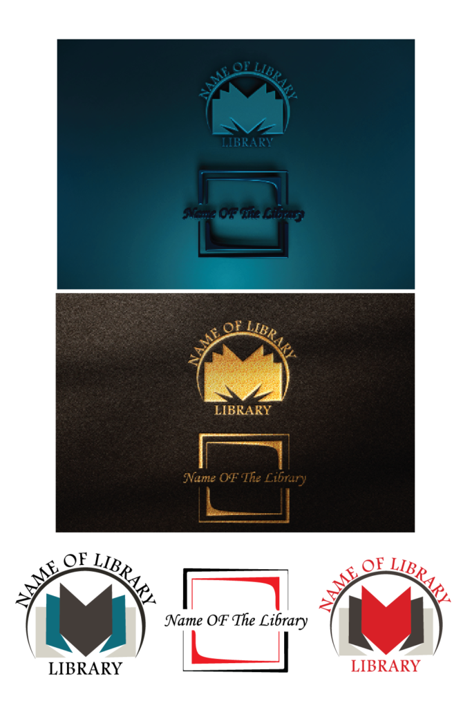 Library logo/creative library logo - MasterBundles