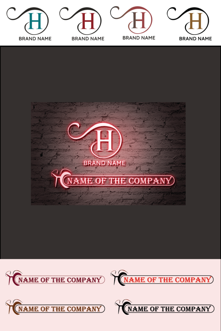 H letter logos template/unique templates letter h - MasterBundles