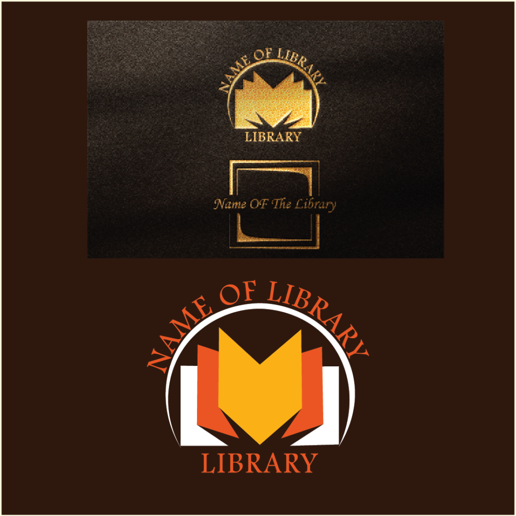 Library logo/creative library logo - MasterBundles