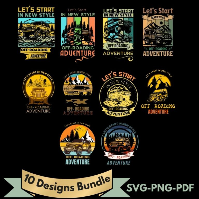 OFF-ROADING ADVENTURE (Design bundle) - MasterBundles