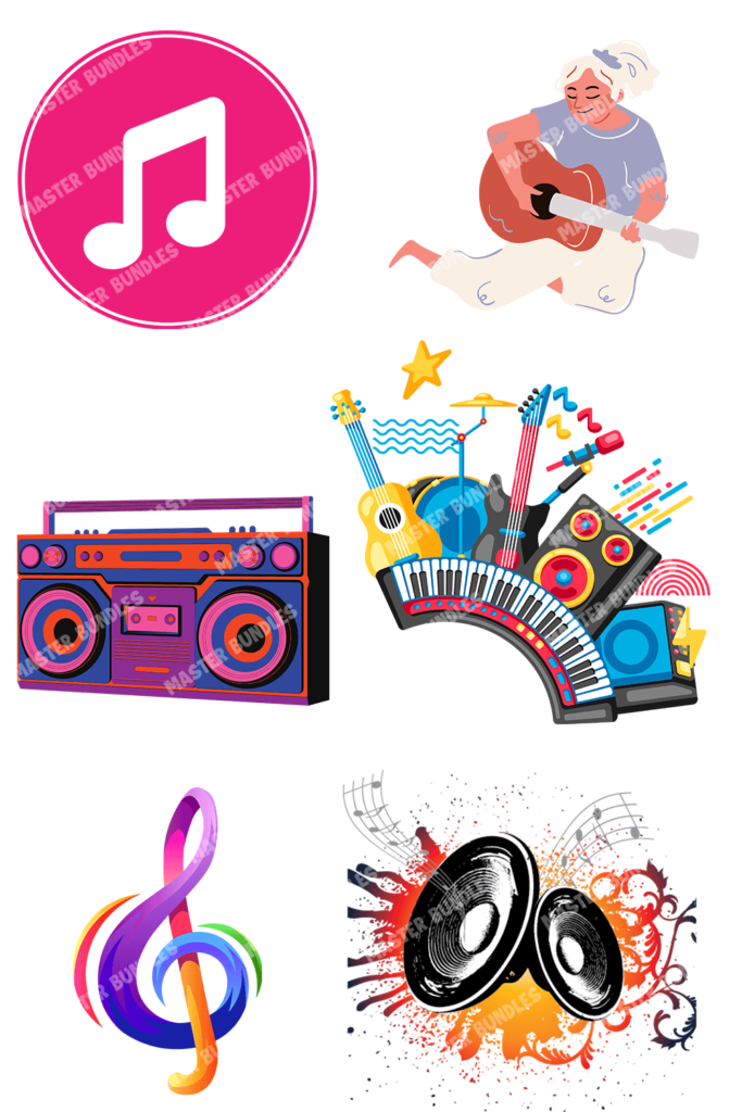 MUSIC PACK 4K GRAPHICS - MasterBundles