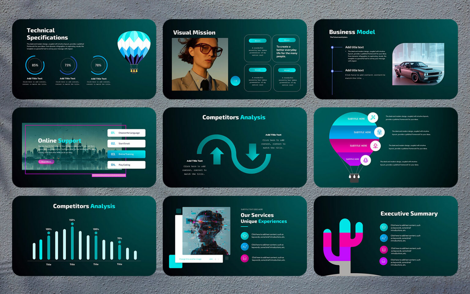 Robo Plan PowerPoint Presentation Template - MasterBundles