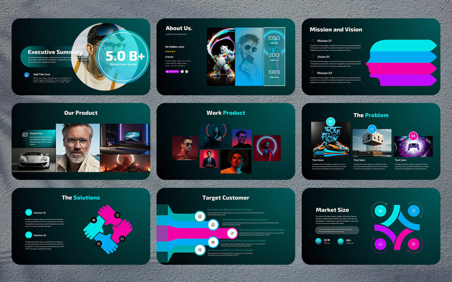 Robo Plan PowerPoint Presentation Template - MasterBundles