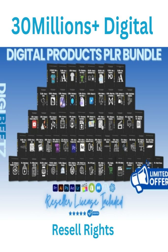 30M+Digital Product Bundle Mega Bundle, Course, Softwere,Printeble ...