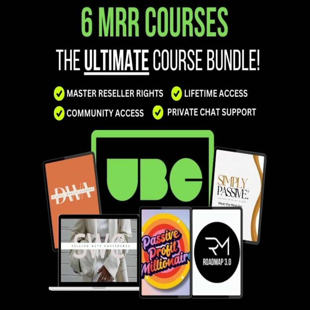 6 MRR COURSES - Dwa Ubc Simply Passive Passive Profit Millionare Roadmap To Riches 3.0 Swc ...