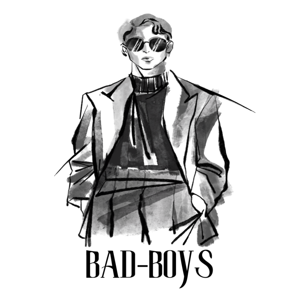 T shirt design bad boys - MasterBundles