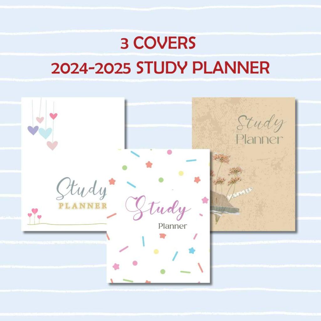 2024-2025 Study Planner - Canva Template - MasterBundles
