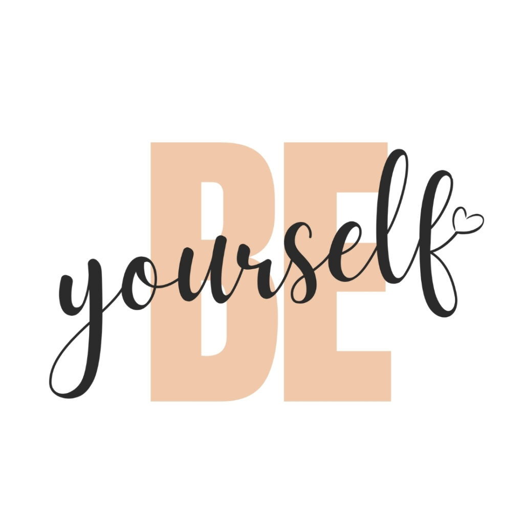 Be Yourself Design SVG, PNG - MasterBundles
