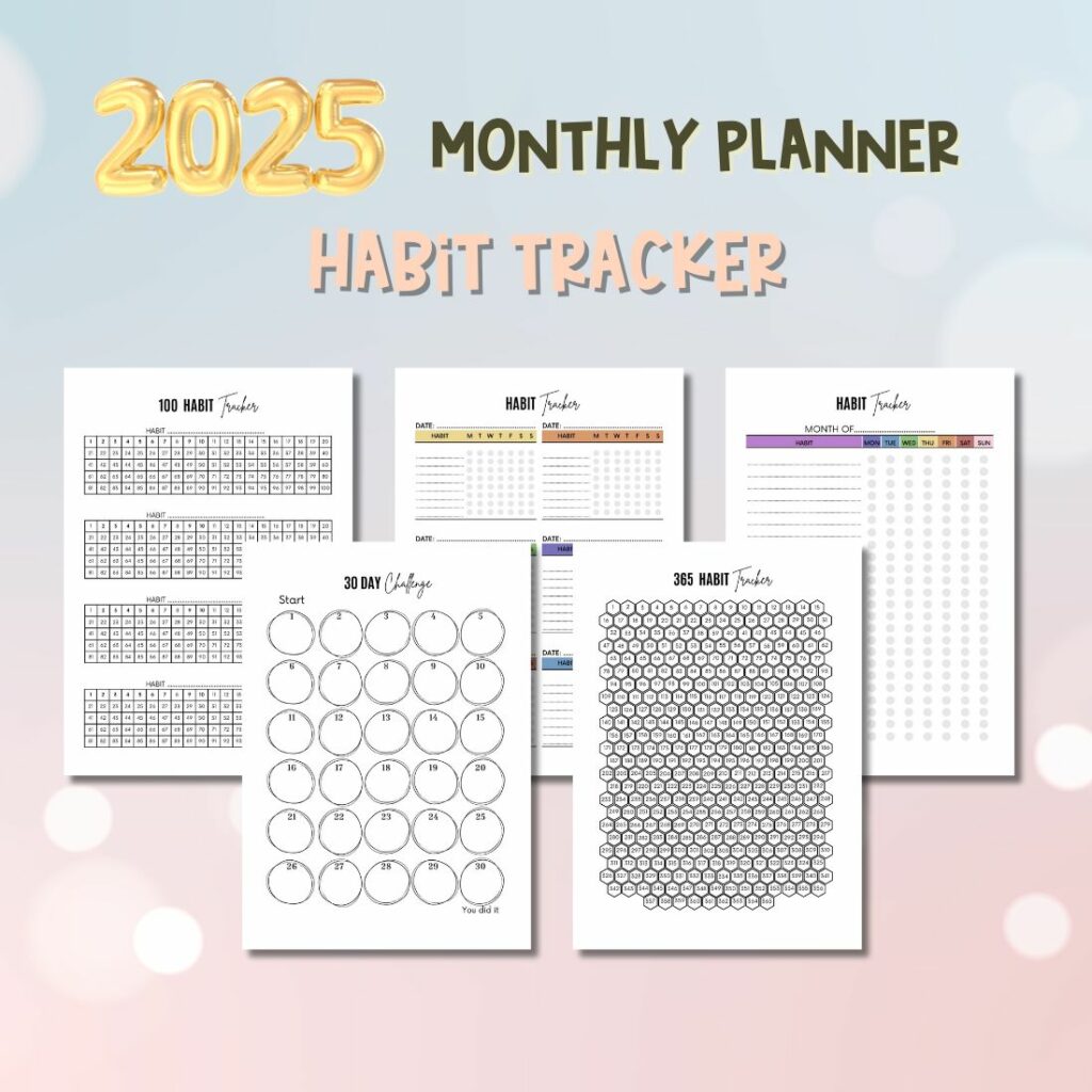 2025 Monthly Planner - Canva Template - MasterBundles