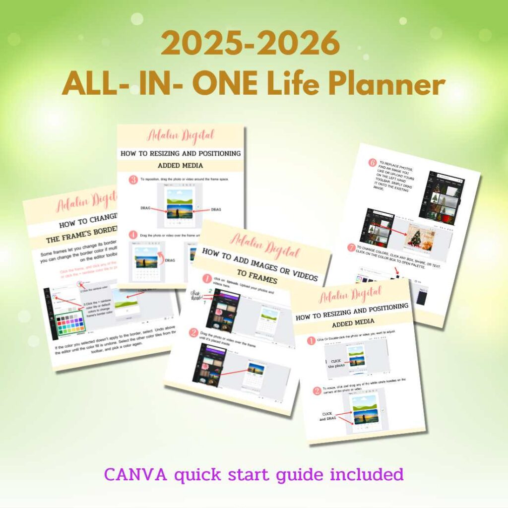 2025-2026 All-in-one Life Planner - MasterBundles