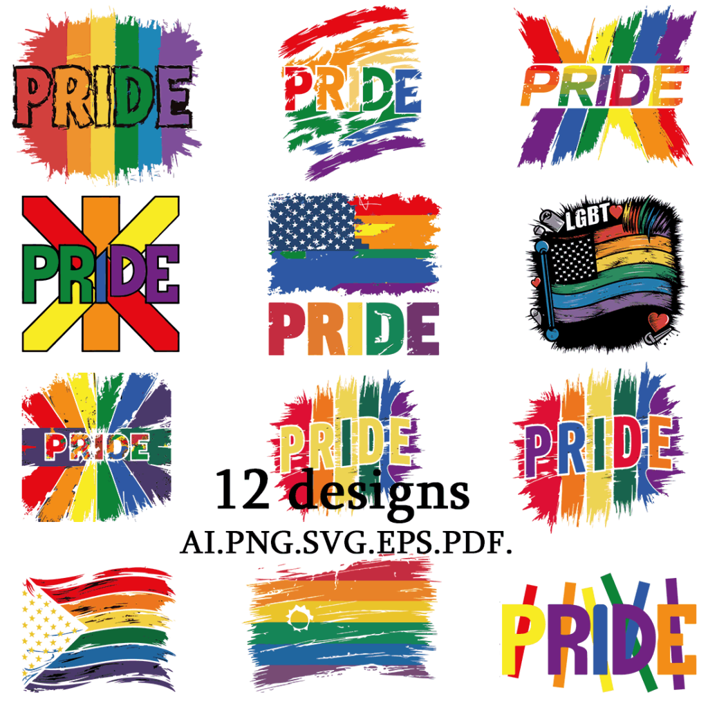 LGBT PRIDE FLAG - MasterBundles