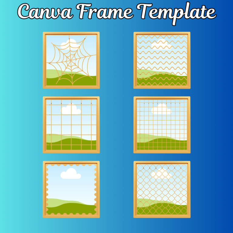 Square Photo Frame Set | 22 Frames | Canva - MasterBundles