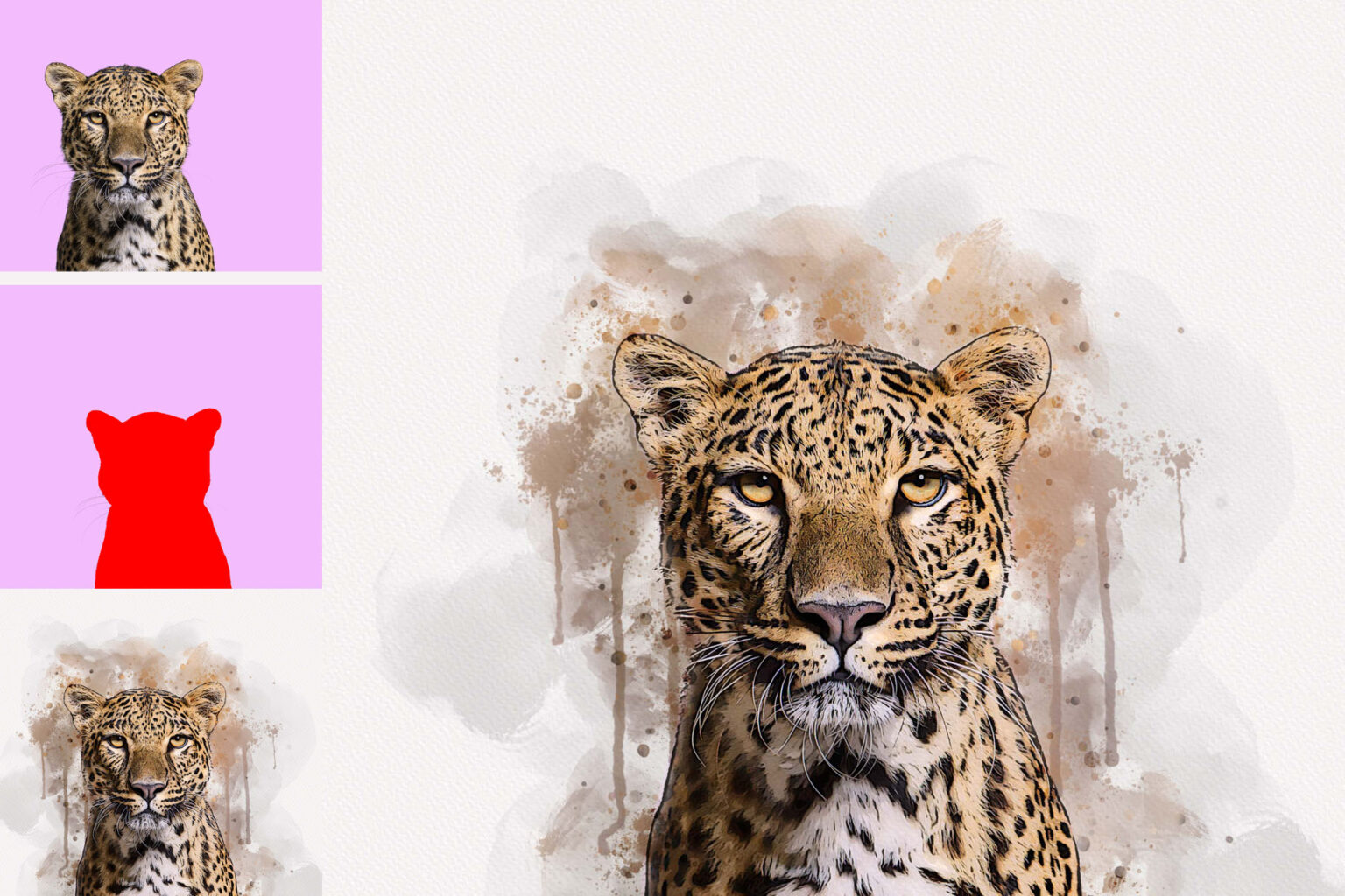 Animal Art Photo Effect - MasterBundles