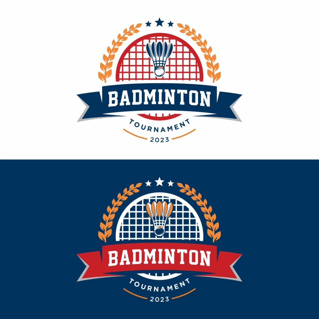 Badminton Logo Design Vector – Only $7