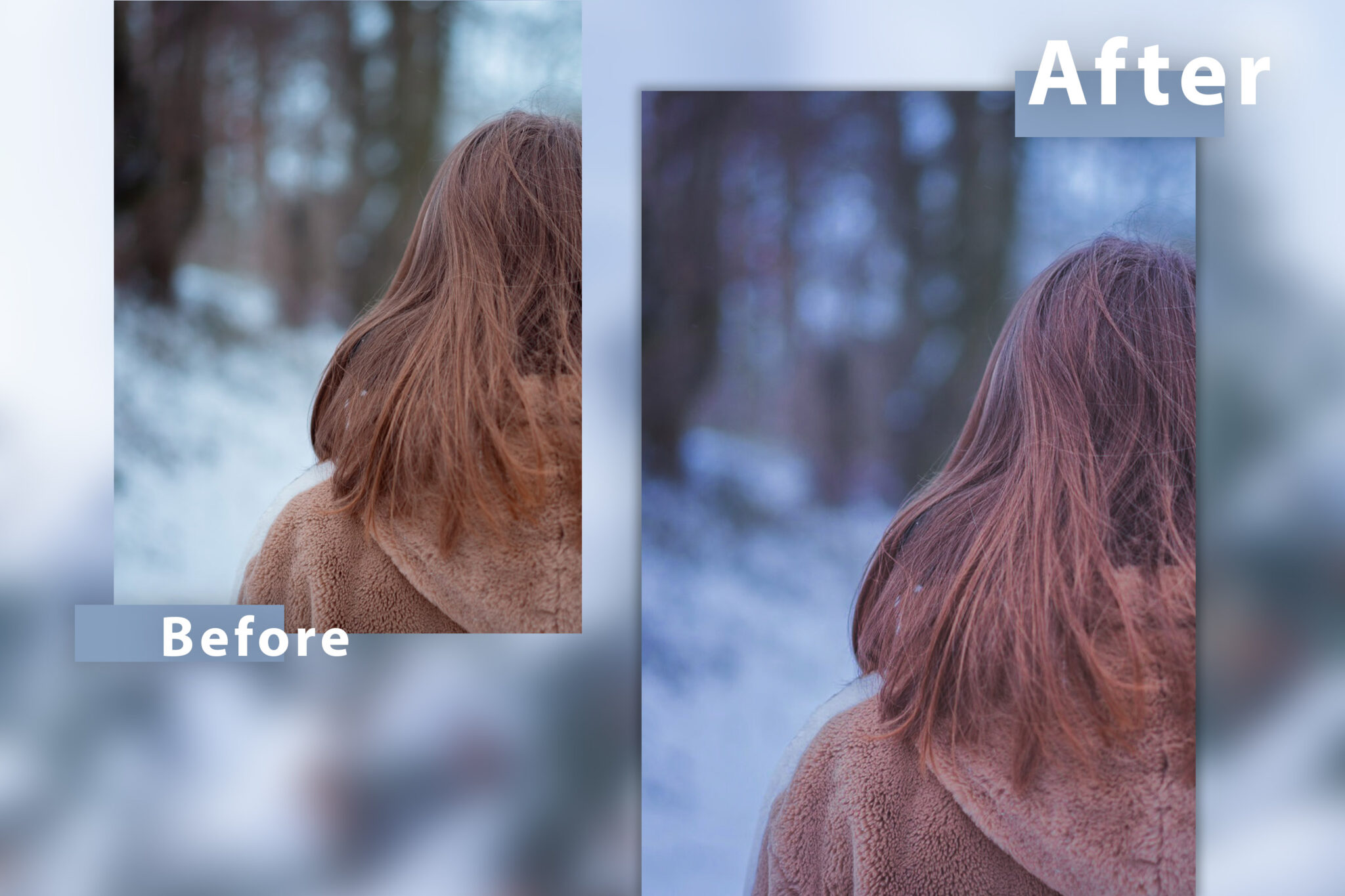 12 Photoshop Actions, Frozen Moment Ps Action, Winter ACR Preset ...