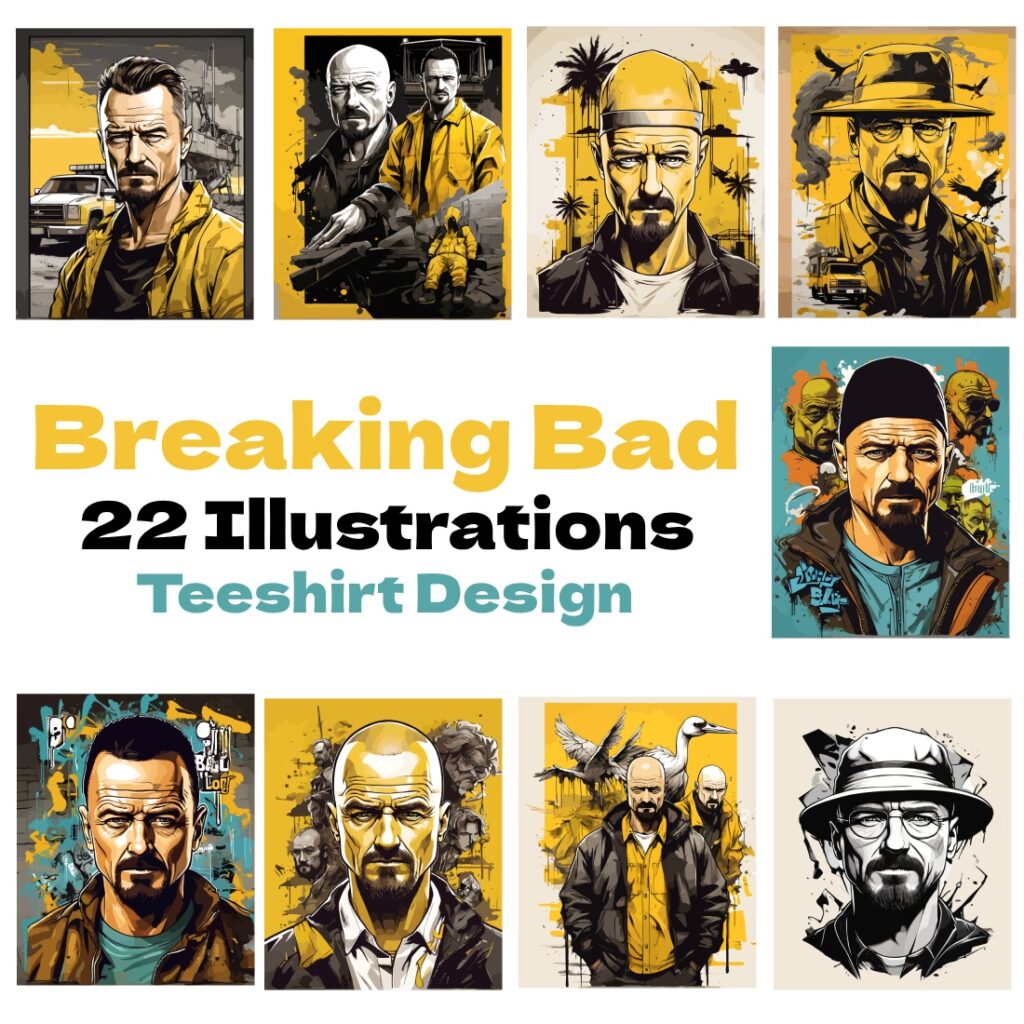 Ultimate Breaking Bad Illustration Collection: 22 Exclusive Designs for ...