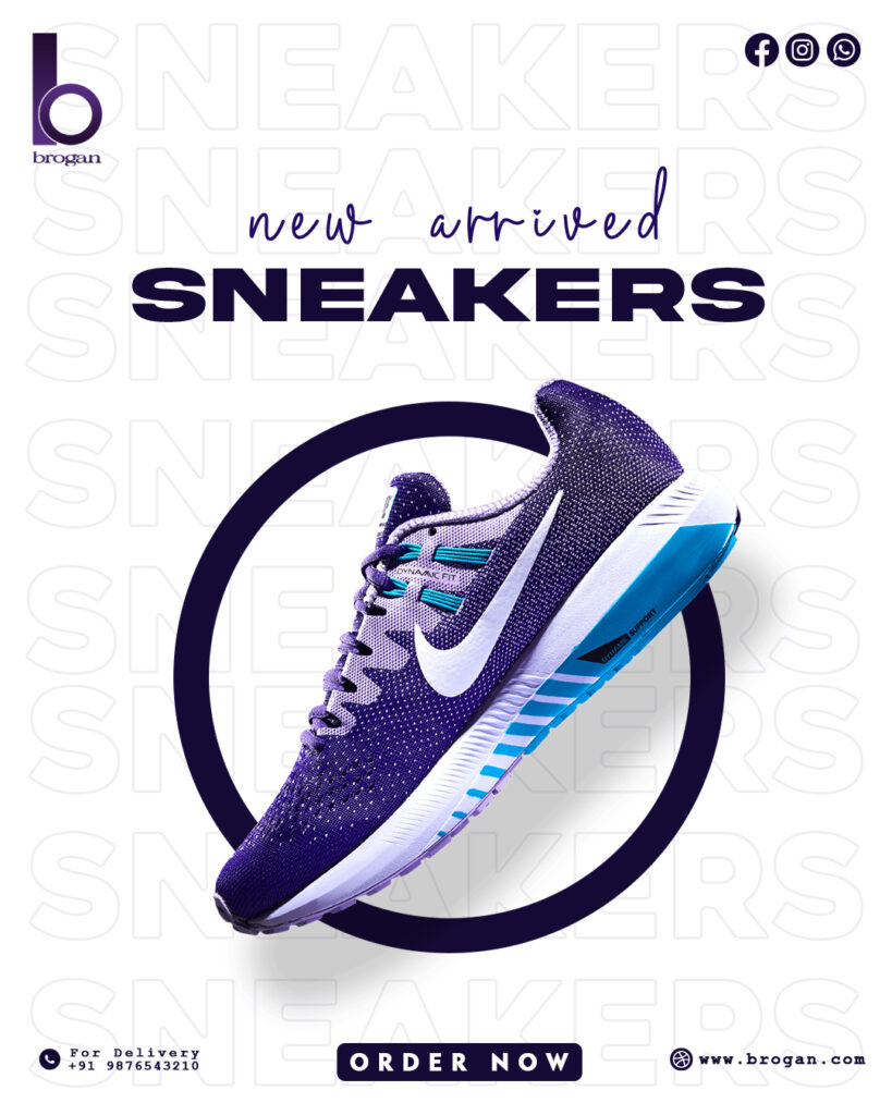 Shoes Banner Design - Social Media Banner Templates - MasterBundles