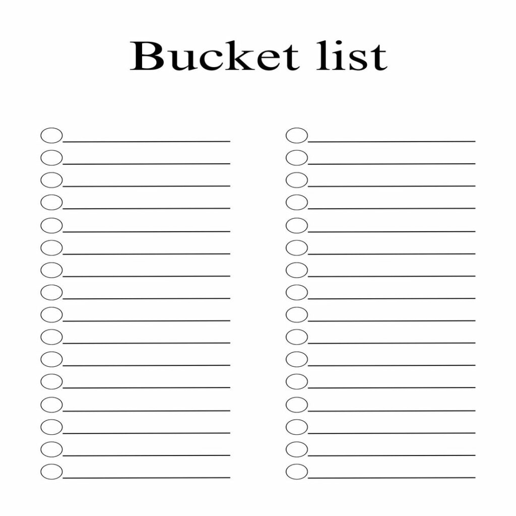 Bucket list - MasterBundles