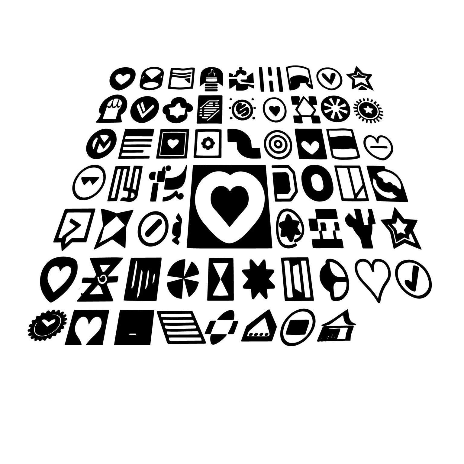 Bundle of 100+ Unique Icons - MasterBundles