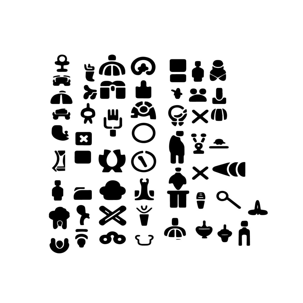 Bundle of 100+ Unique Icons - MasterBundles