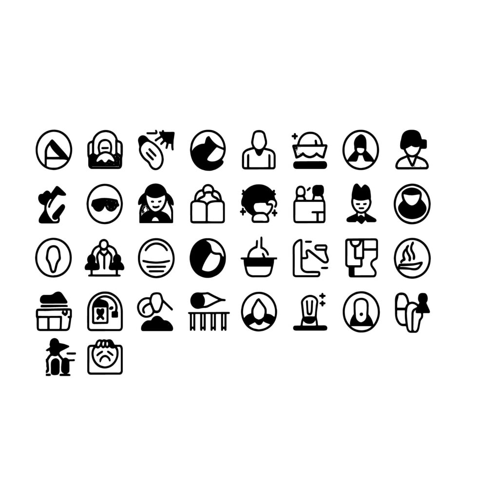 Bundle of 100+ Unique Icons - MasterBundles
