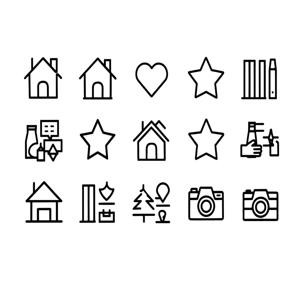 Bundle of 100+ Unique Icons - MasterBundles