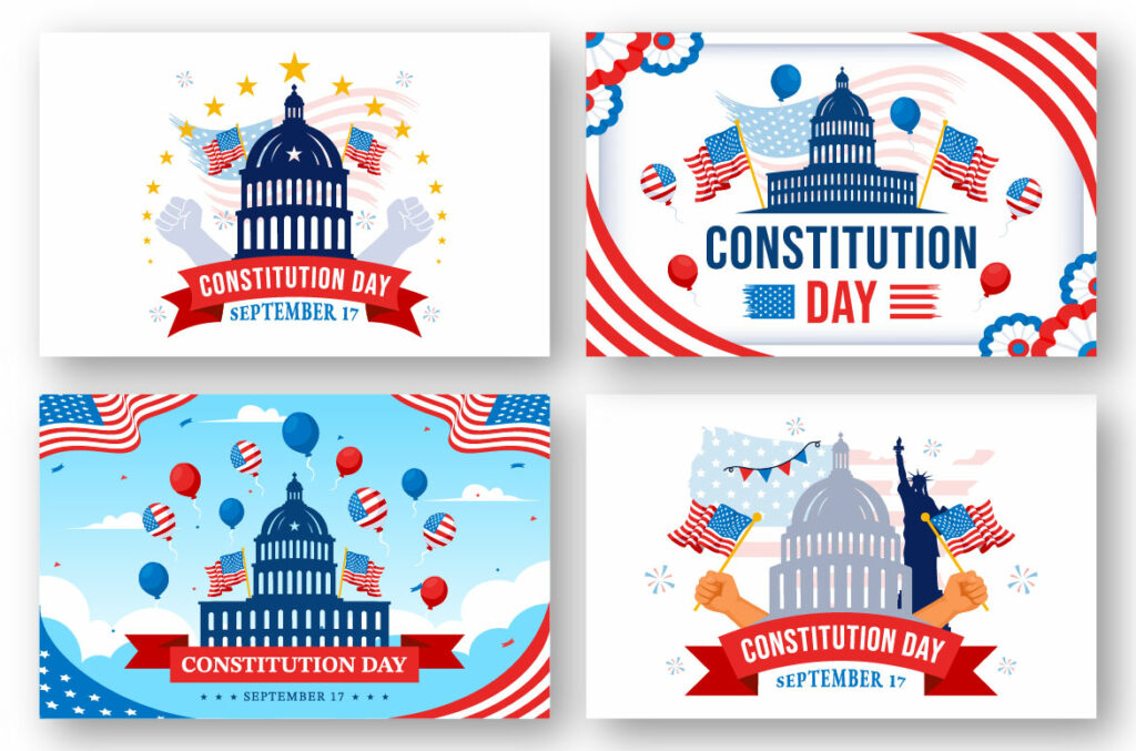 12 Constitution Day United States Illustration - MasterBundles