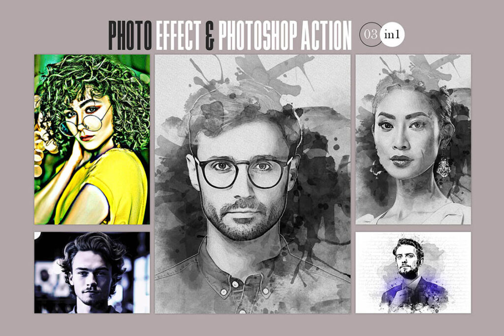 Editable Awesome Photoshop Photo Effect - MasterBundles