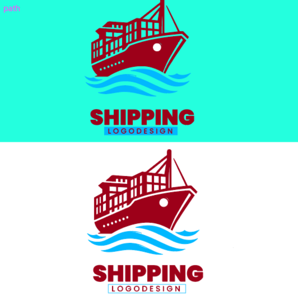 Luxury shipping logo design - MasterBundles