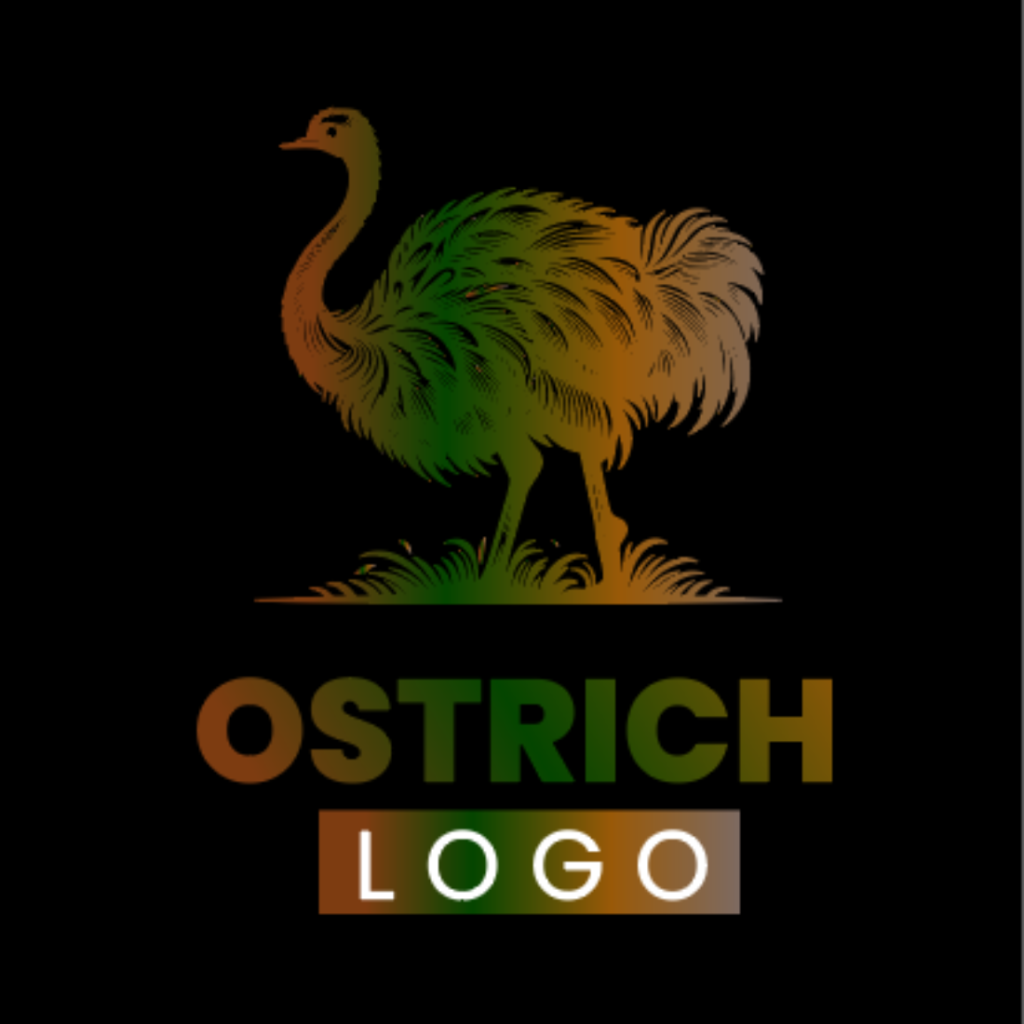 OSTRICH LOGO - MasterBundles
