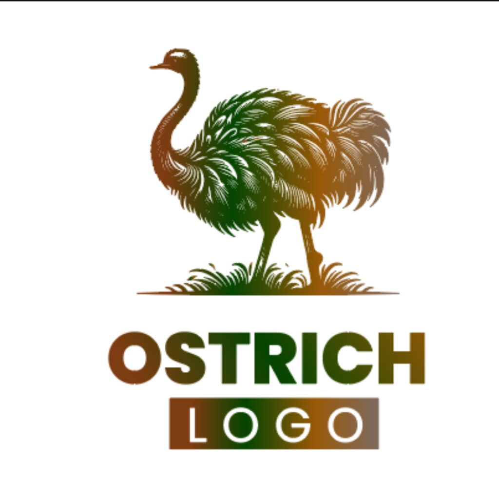 OSTRICH LOGO - MasterBundles