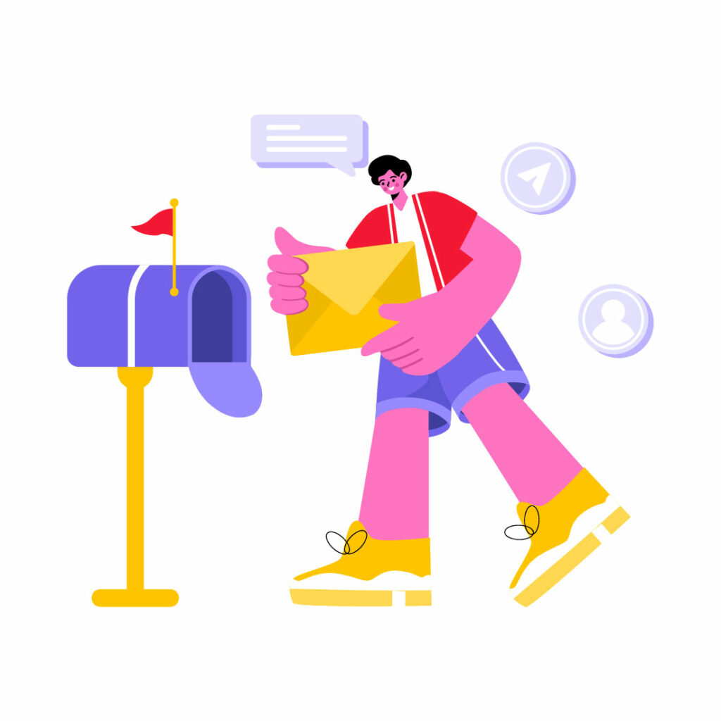 Postal service infographics – MasterBundles