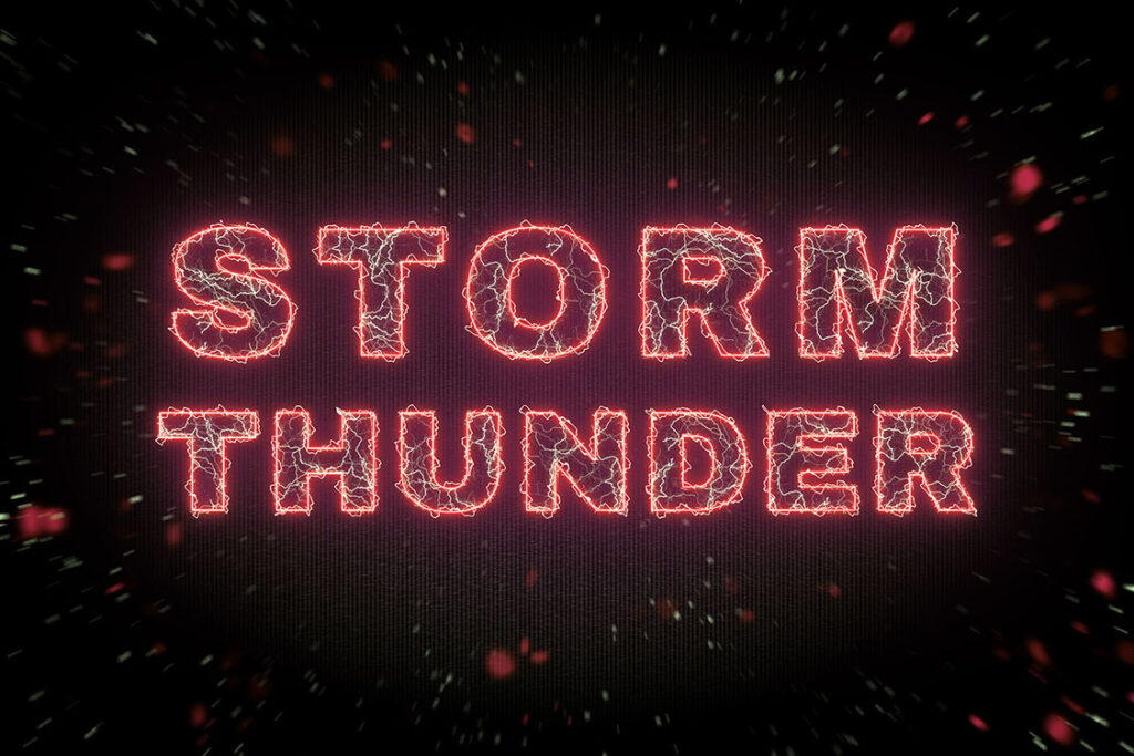 Electric Photoshop Text Effects - MasterBundles