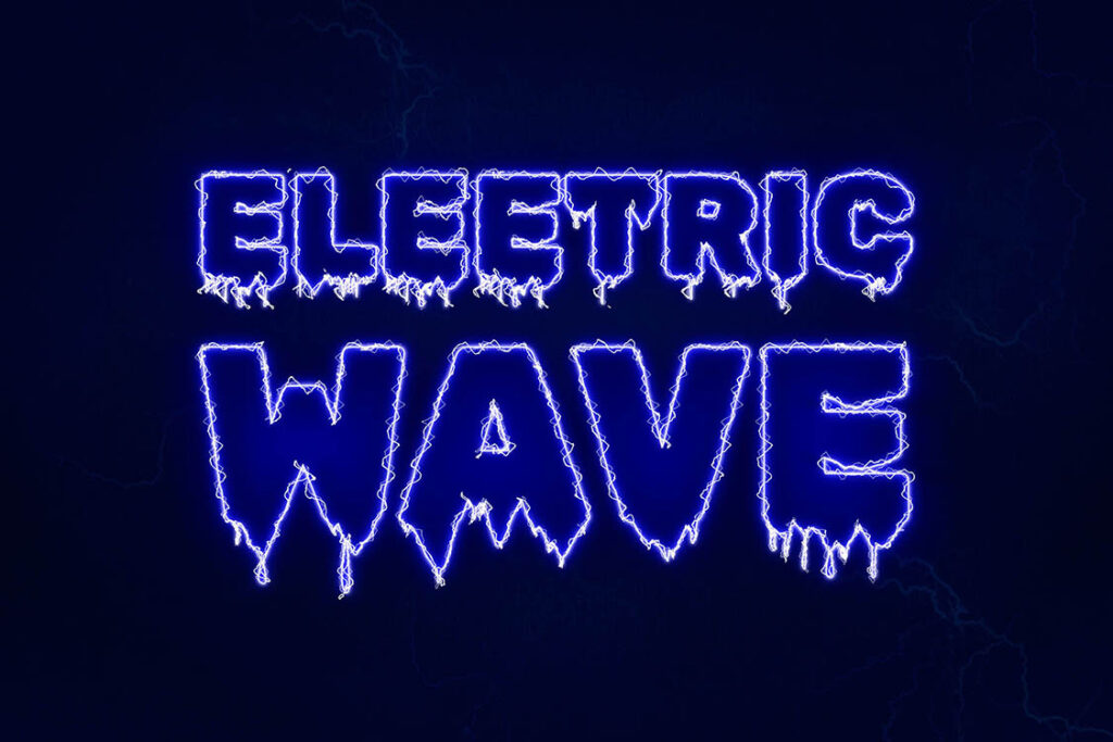 Electric Photoshop Text Effects - MasterBundles