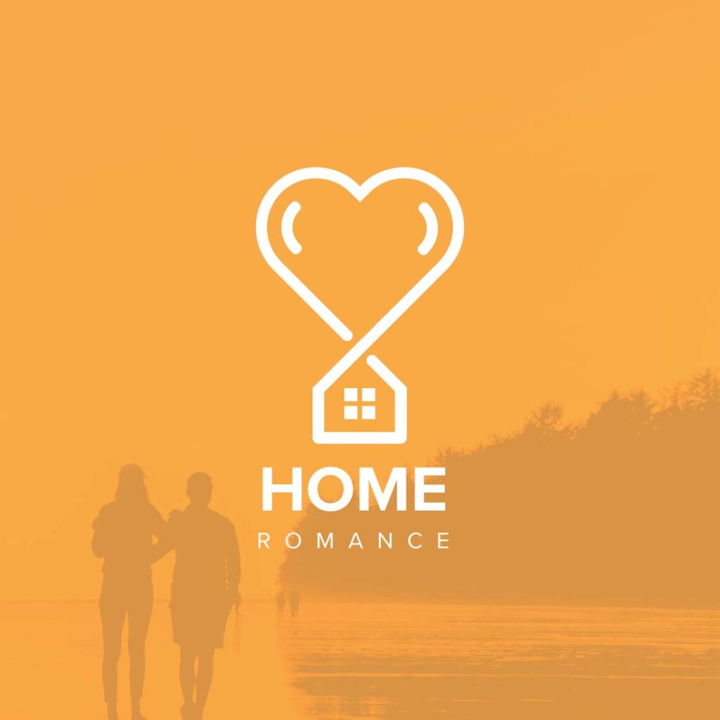 Professional Home House Love Heart Logo - MasterBundles