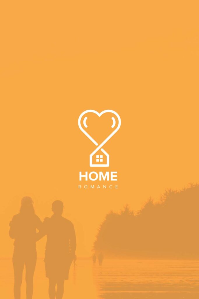 Professional Home House Love Heart Logo - MasterBundles
