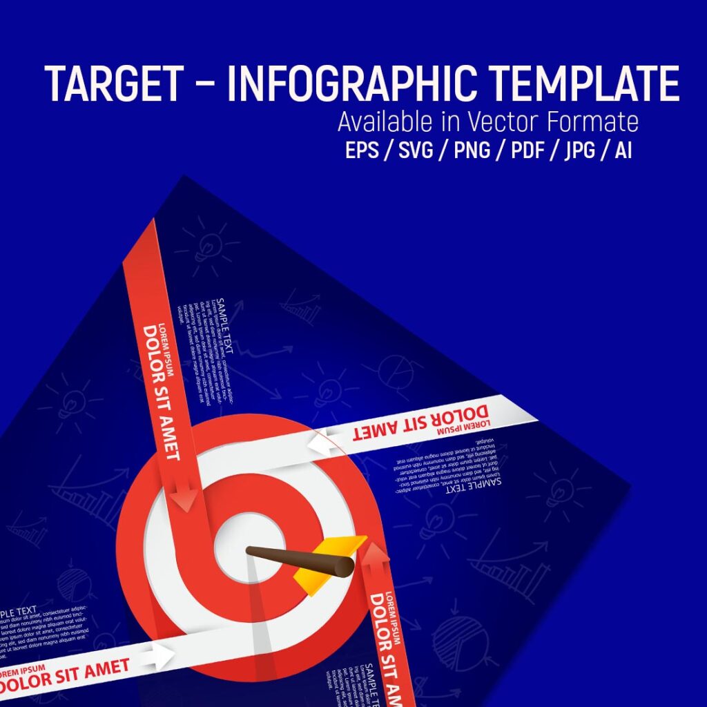 Target – Infographic Design Template - MasterBundles
