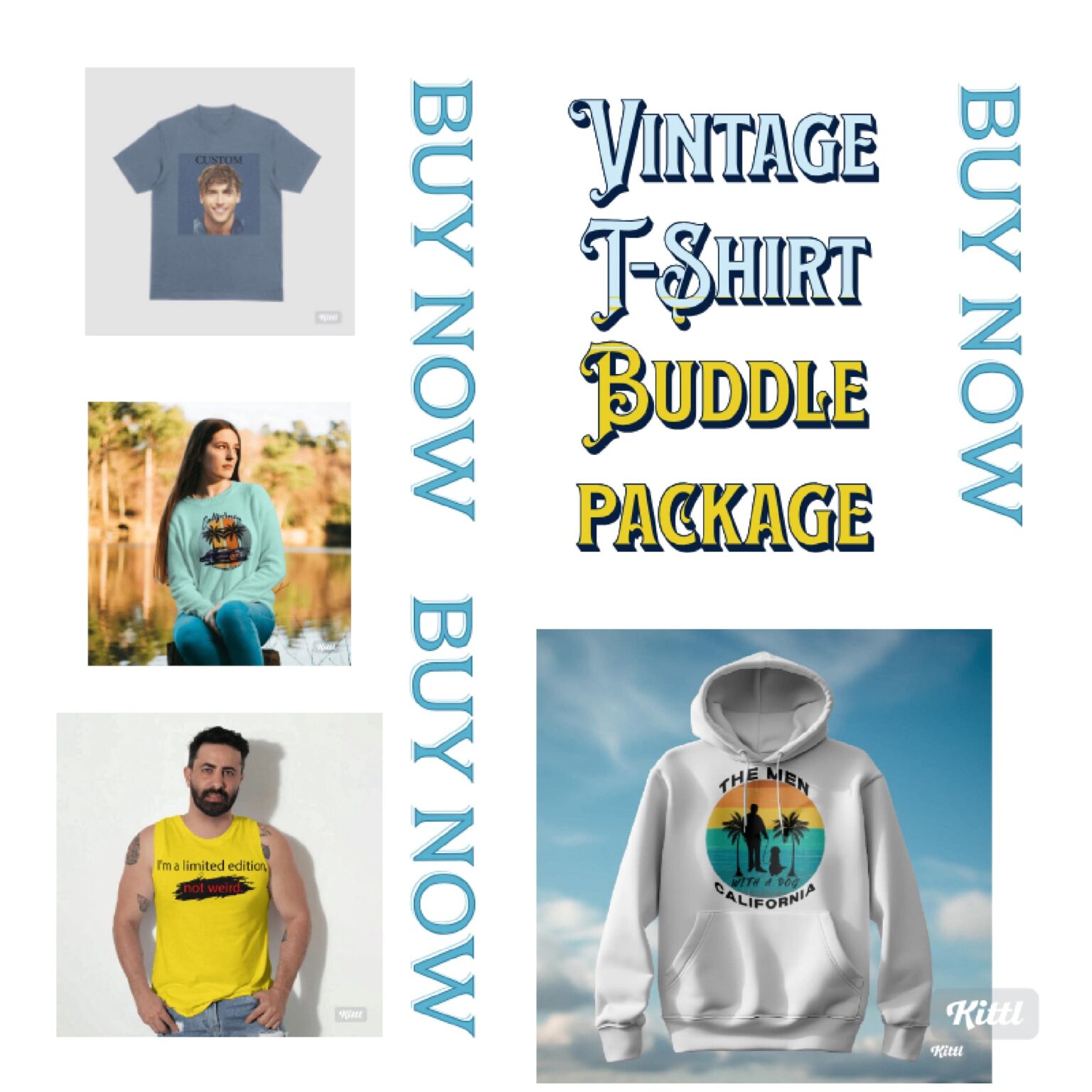 Eye-catching Vintage T-Shirt Design Bundle - MasterBundles
