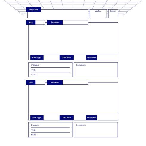 Simple Video Storyboard Planner - MasterBundles