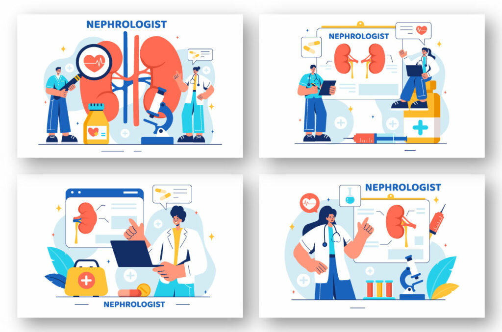 9 Nephrologist Vector Illustration - MasterBundles