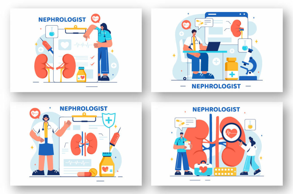 9 Nephrologist Vector Illustration - MasterBundles