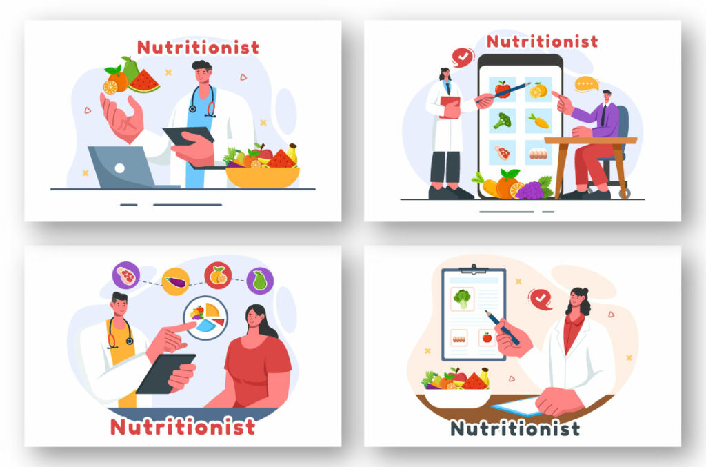 9 Nutritionist Vector Illustration - MasterBundles
