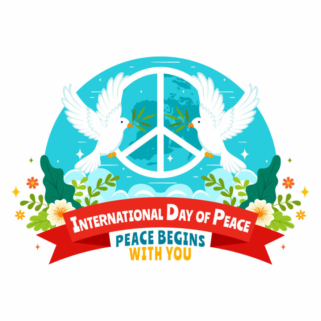 12 International Peace Day Illustration - MasterBundles