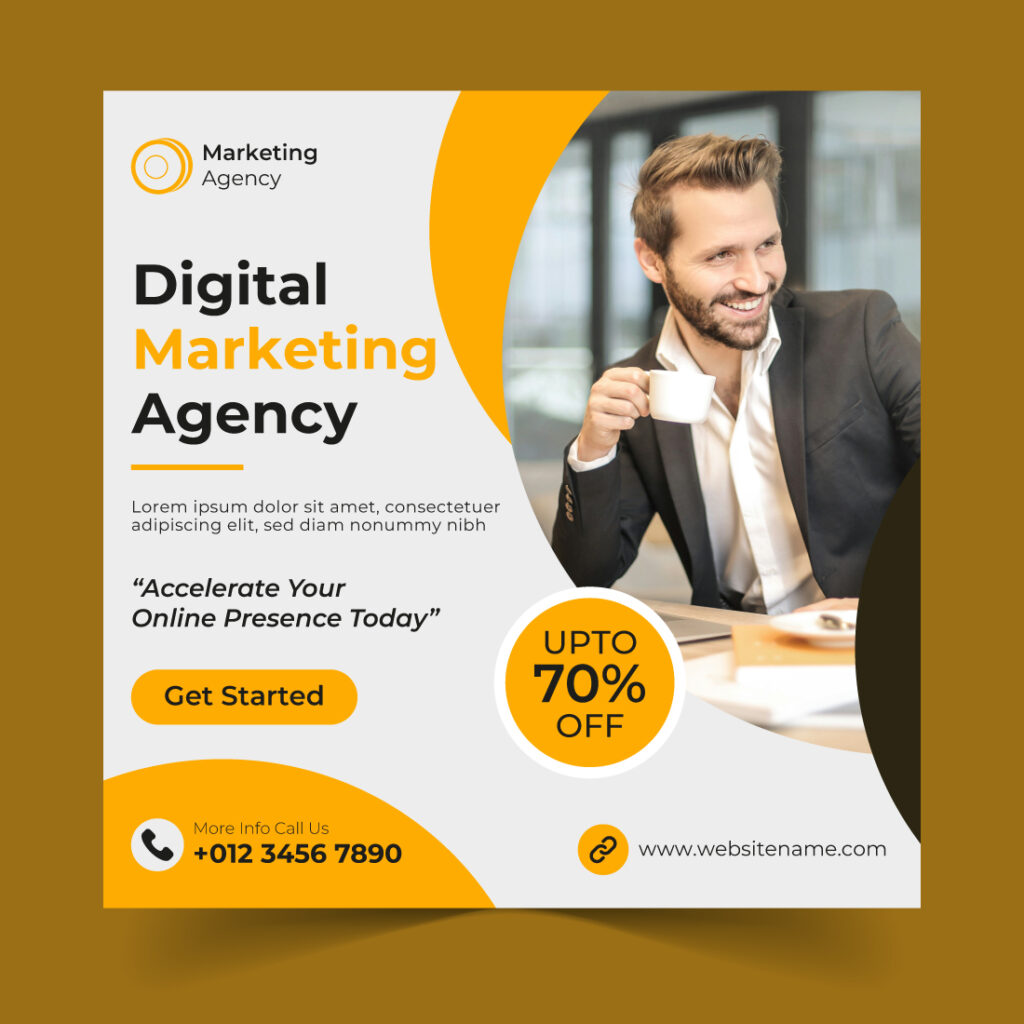 Design Template for Digital Marketing Social Media Post Banner ...