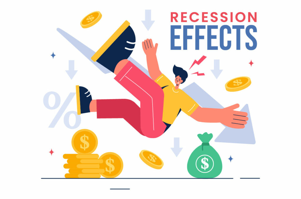 10 Recession Effects Illustration - MasterBundles