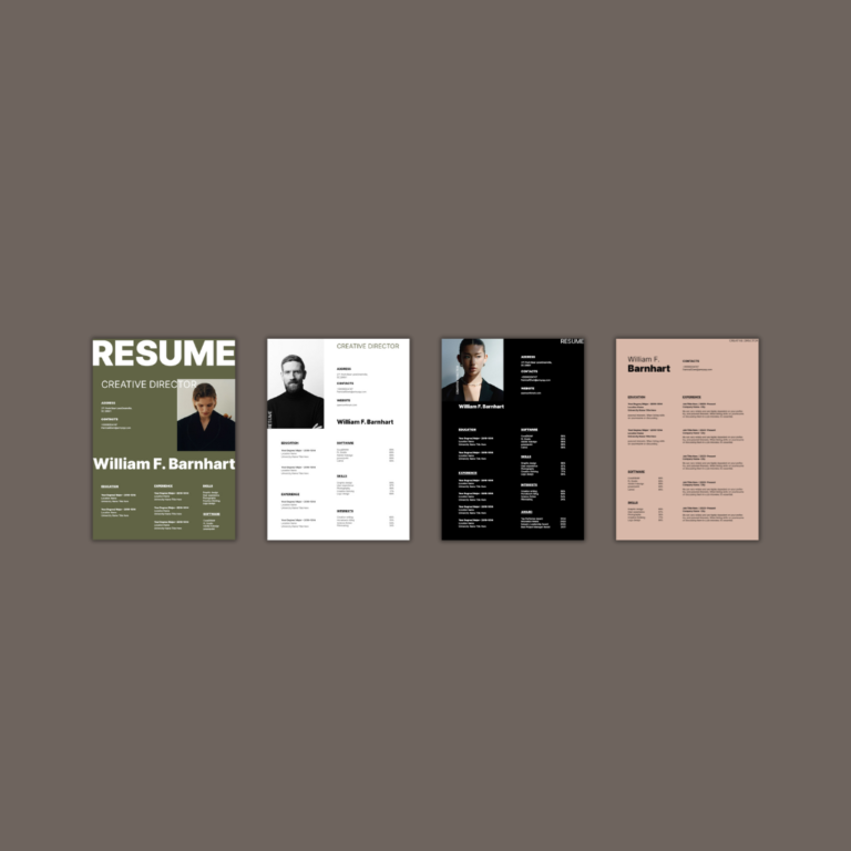 professional Resume, Cover Letter, And Portfolio Template. - MasterBundles